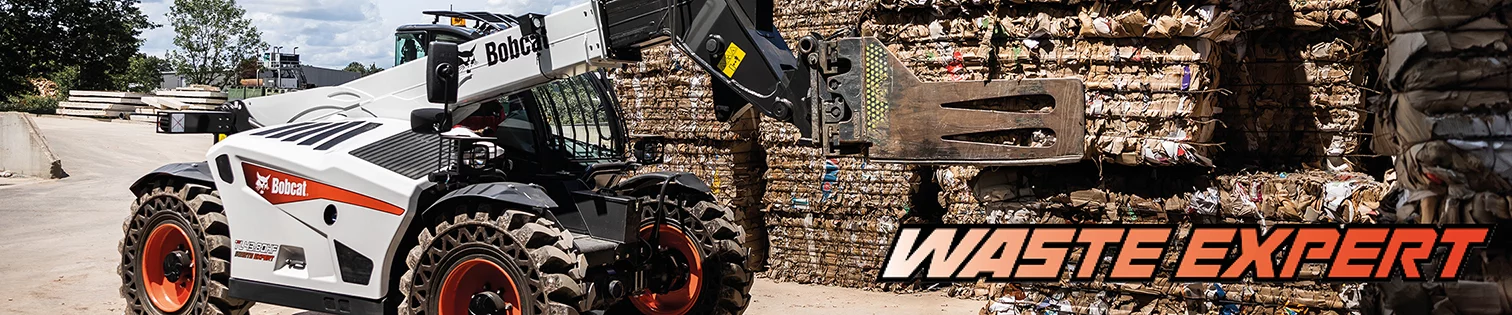 Les télescopiques Waste Expert Bobcat chez Tipmat