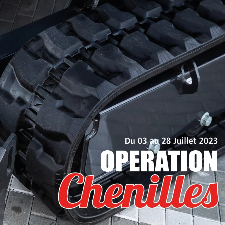 Vos chenilles Bobcat et multimarques en promo